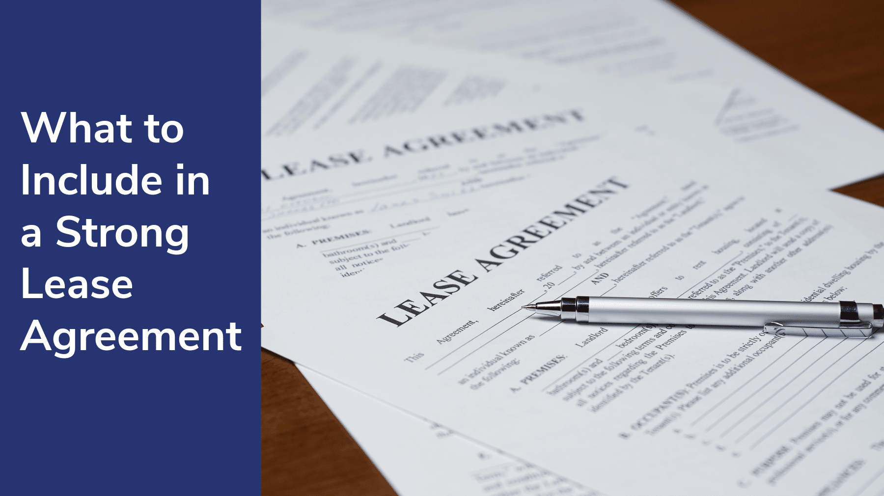 What to Include in a Strong Lease Agreement | Jones Assurance Property ...